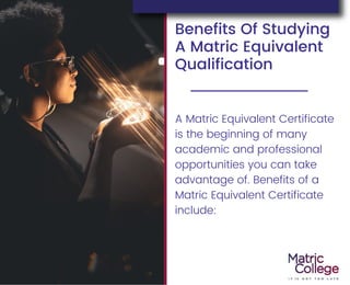 Matric Equivalent Courses | PPT
