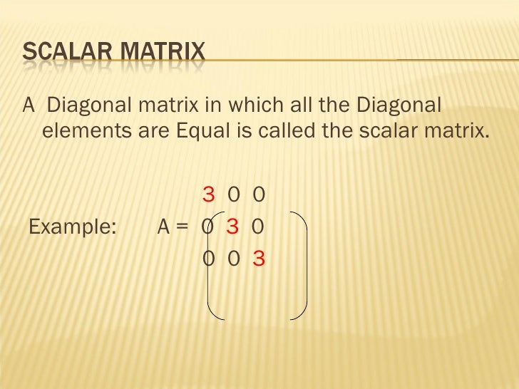Matrices