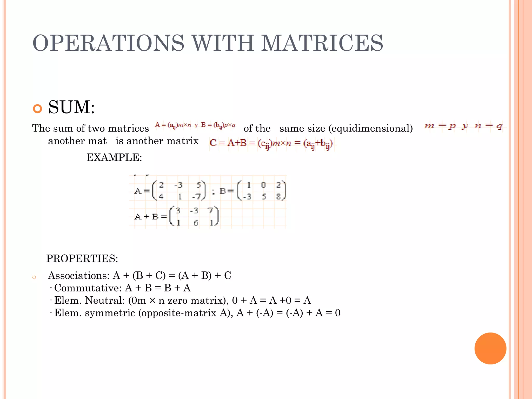 Matrices | PDF