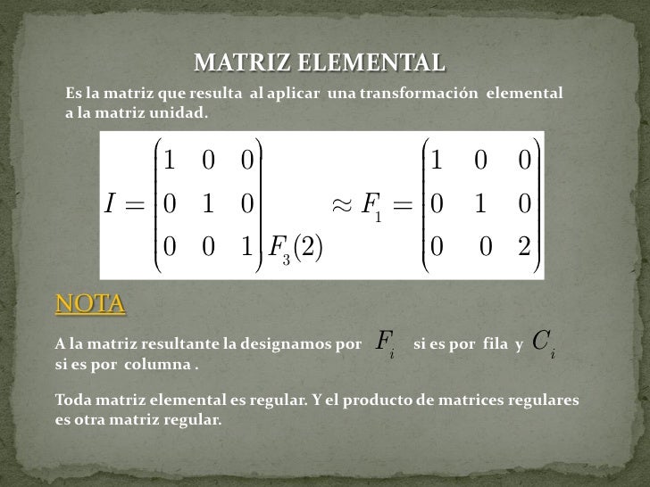 Matrices
