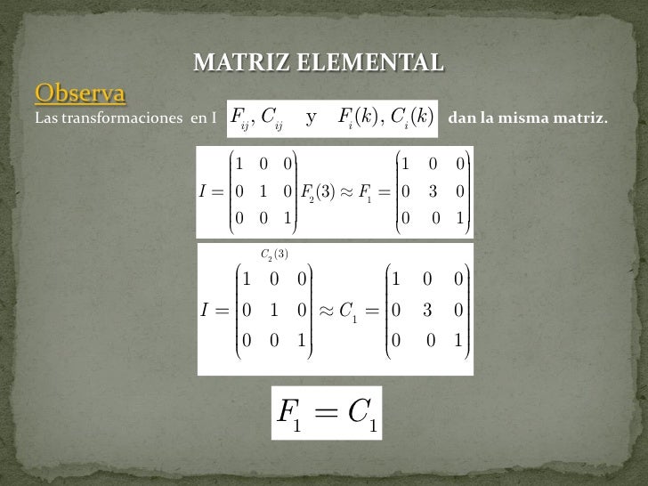 Matrices