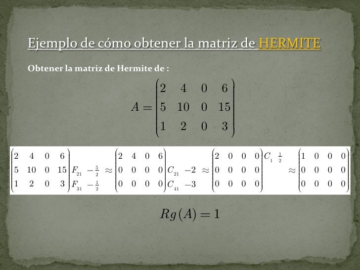 Matrices