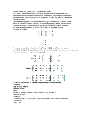 Matrices | PDF