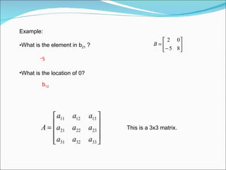 Matrices | PPT