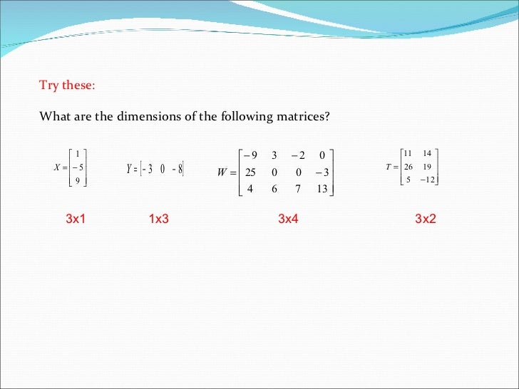 Matrices matrices