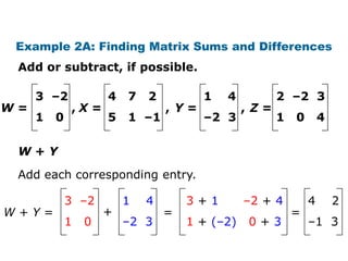 Matrices | PPT
