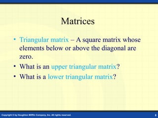 Matrices | Ppt