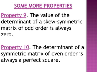 Matrices and determinants-1 | PPT