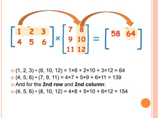 Matrices - Discrete Structures | PPTX