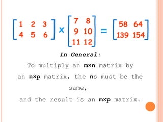 Matrices - Discrete Structures | PPTX