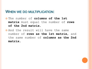Matrices - Discrete Structures | PPTX