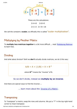 Matrices | PDF | Physics | Science