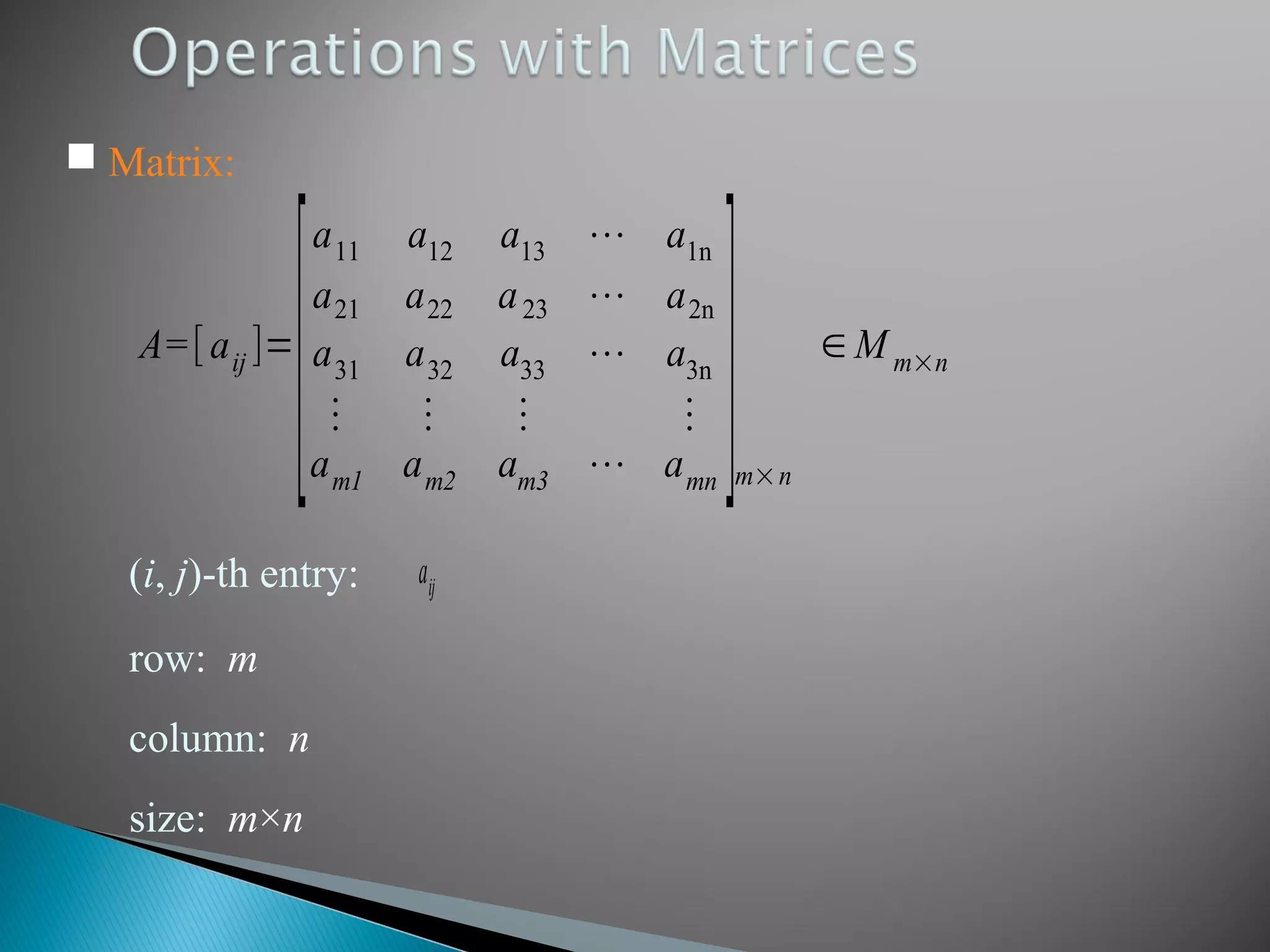 Matrices - Mathematics | PPT