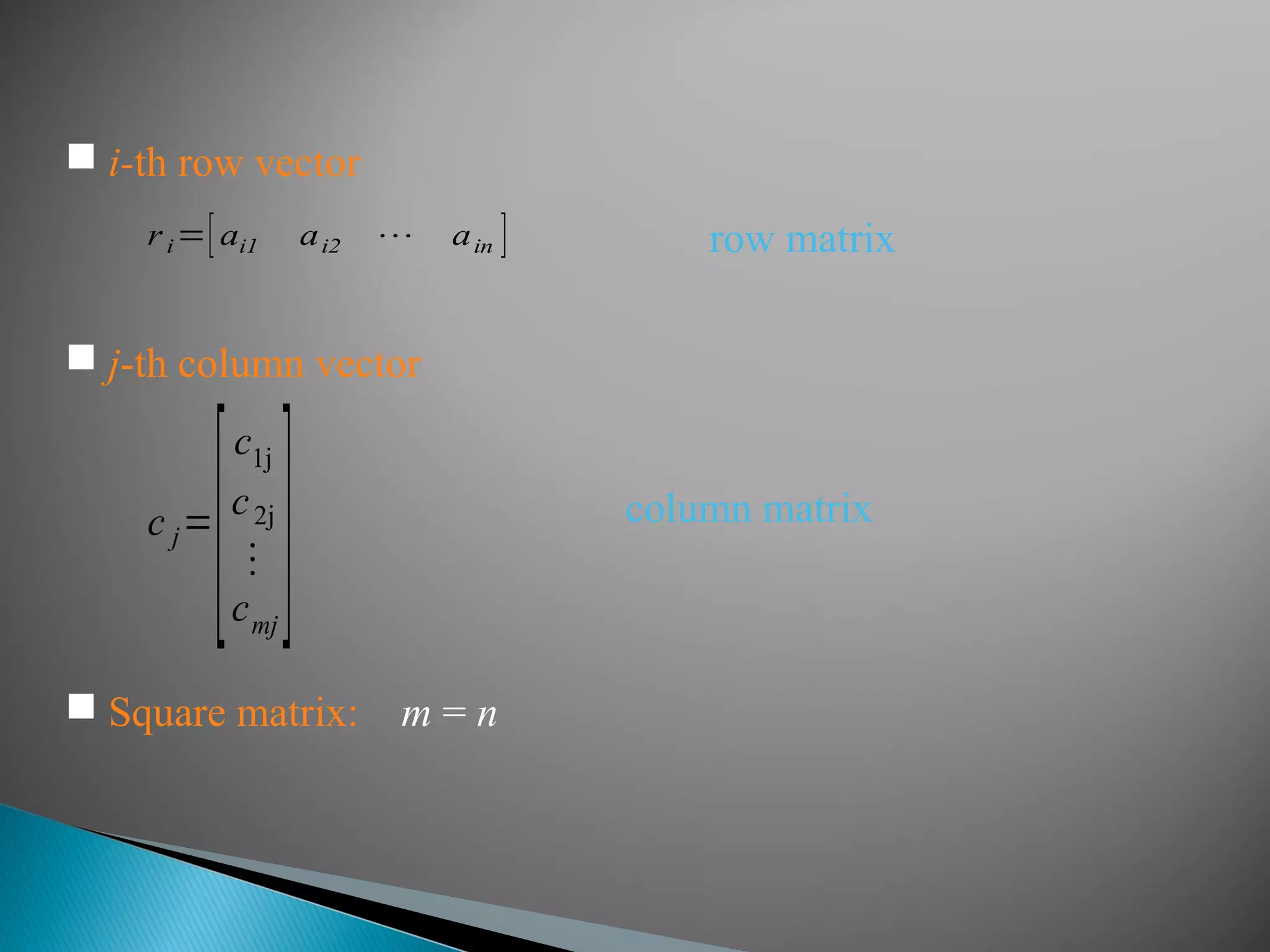 Matrices - Mathematics | PPT