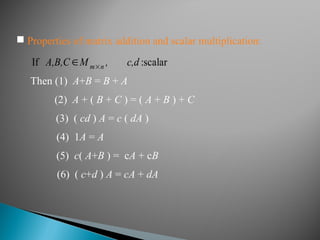 Matrices - Mathematics | PPT
