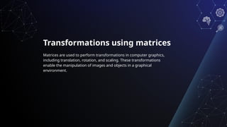 Matrices ............................... | PPTX