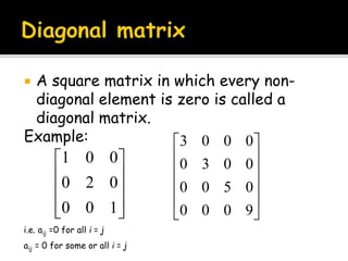 Matrices | PPTX