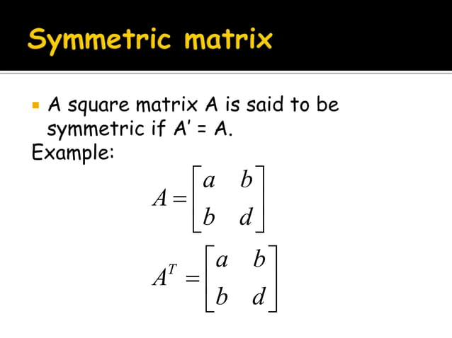 Matrices | PPTX