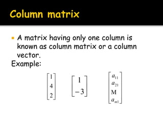 Matrices | PPTX