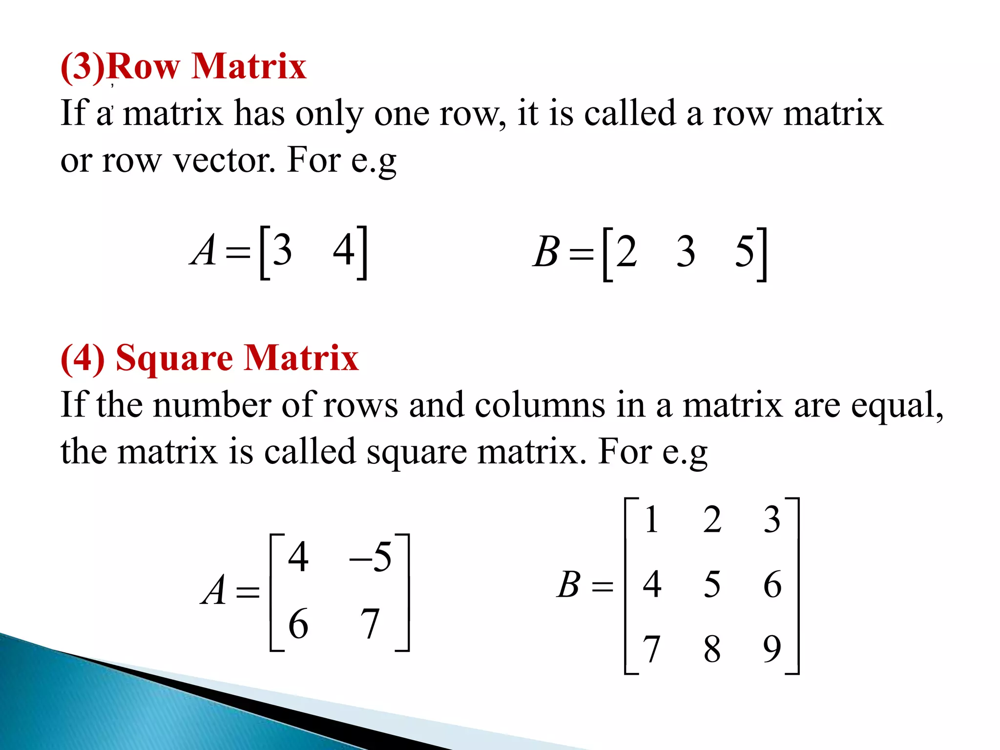 Matrices | PPTX