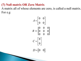 Matrices | PPTX