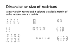 Matrices | PPTX