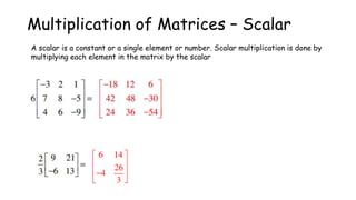 Matrices | PPTX