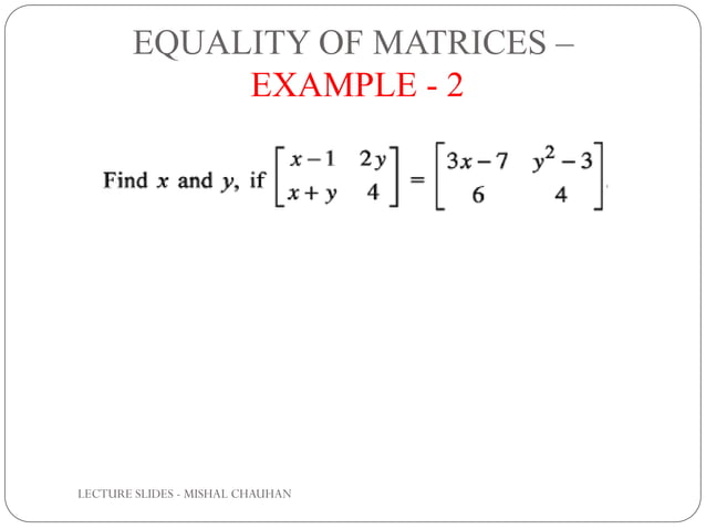MATRICES CLASS XII MODULE 1 | PDF