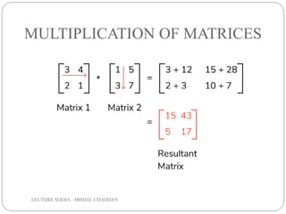 MATRICES CLASS XII MODULE 2 | PDF