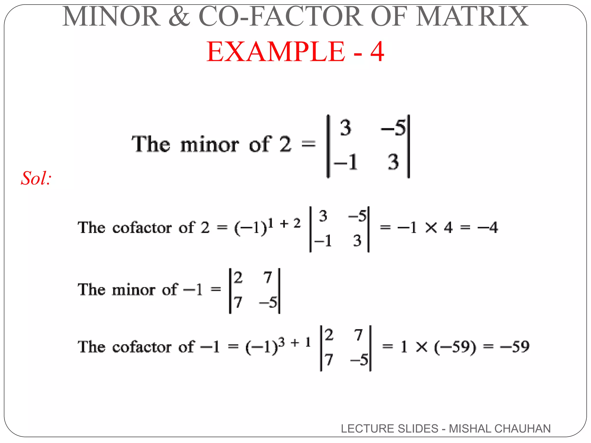 MATRICES CLASS XII MODULE 3 | PPTX