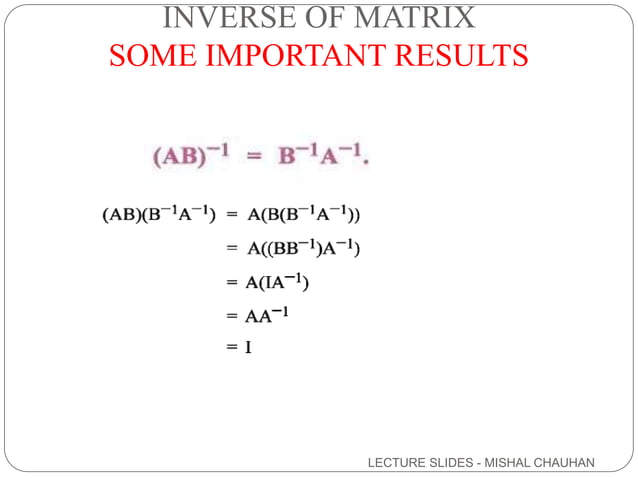 MATRICES CLASS XII MODULE 3 | PPTX | Chemistry | Science