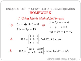 MATRICES CLASS XII MODULE 3 | PPTX