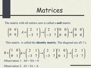 Matrices -introduction_and_operations | PPT