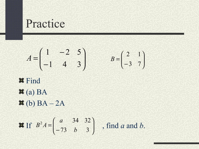 Matrices -introduction_and_operations | PPT | Physics | Science