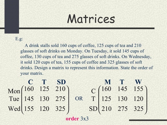 Matrices -introduction_and_operations | PPT | Physics | Science