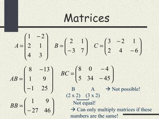 Matrices -introduction_and_operations