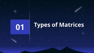Matrices (1).pptx . Types and introduction | PPT