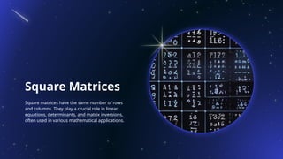Matrices (1).pptx . Types and introduction | PPT