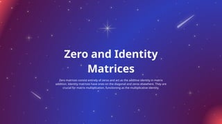 Matrices (1).pptx . Types and introduction | PPT