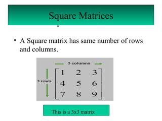 Matrices | PPT