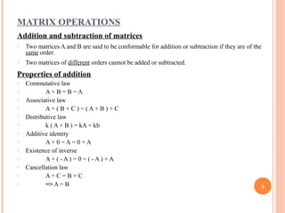Matrices And Determinants | PPT