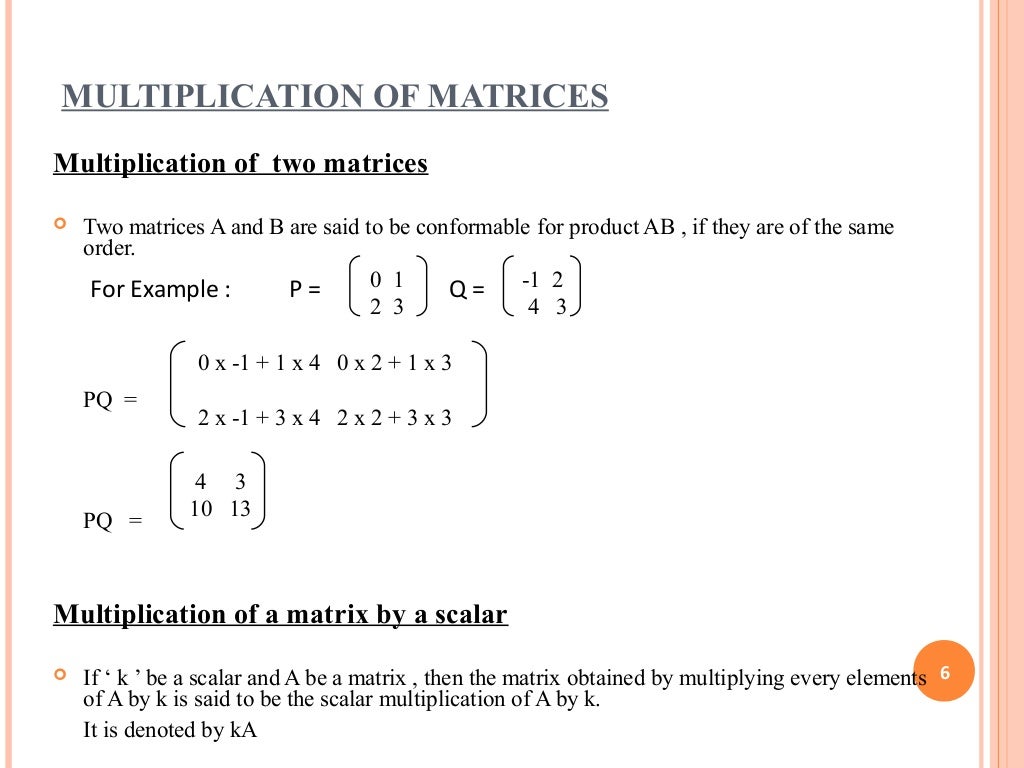Matrices And Determinants