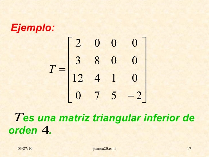 Matrices 2005 8 2da Clase