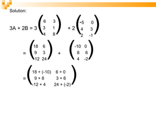 Matrices 44.4 | PPT
