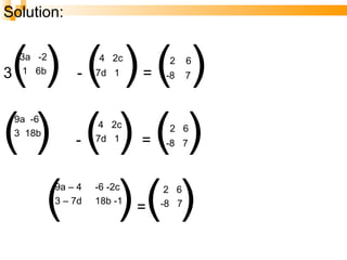 Matrices 44.4 | PPT