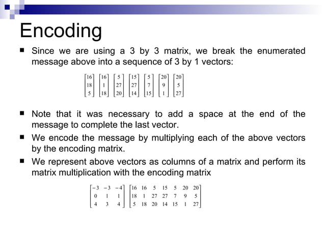 Matrices And Application Of Matrices | PPT