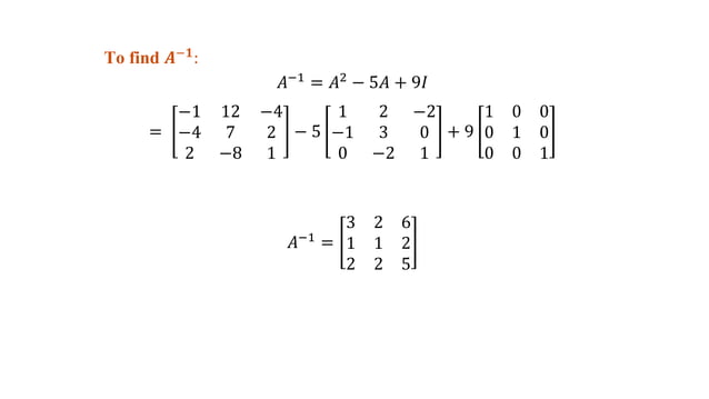 MATRICES AND CALCULUS.pptx | Physics | Science