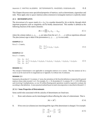 Matrices and determinants | PDF