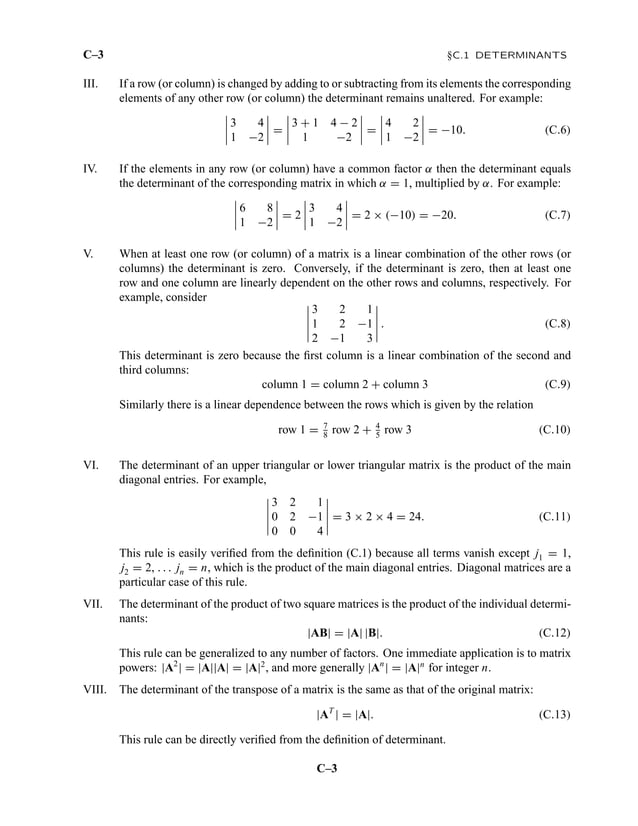 Matrices and determinants | PDF