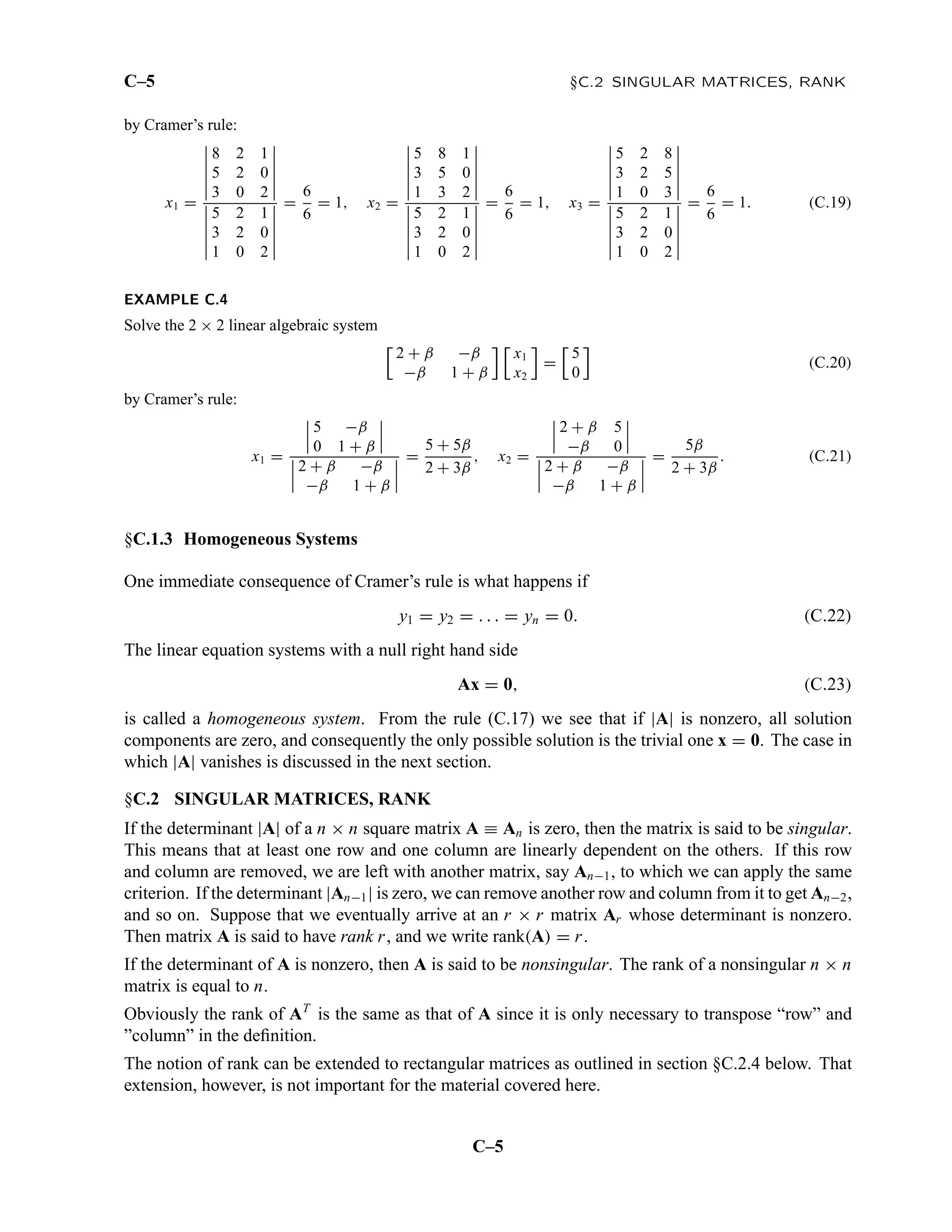 Matrices and determinants | PDF